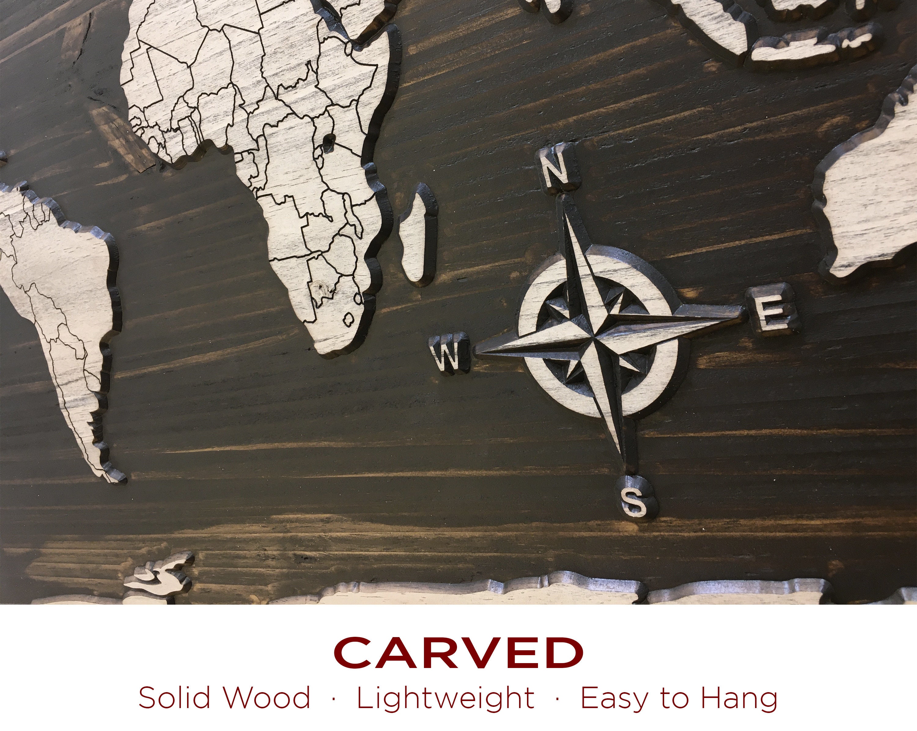 Mahatma Gandhi Quote Art Carved 3D Map Art World Map Art | Etsy