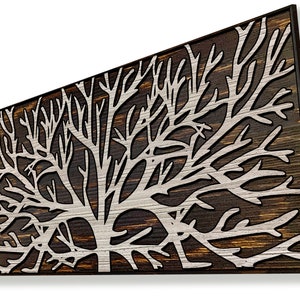 Abstract Tree Wall Art Branch Wall Decor Nature Wood Wall | Etsy