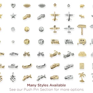Gold Metal Airplane Push Pins, Airline Plane Pushpin, Howdy Owl Maps ...