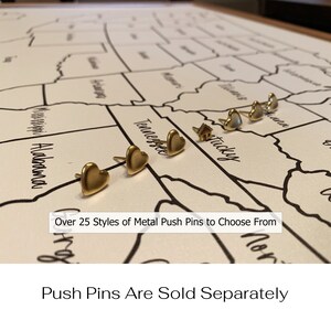 US Push Pin Map - Framed Map of USA - Mark Travels & Adventures ...