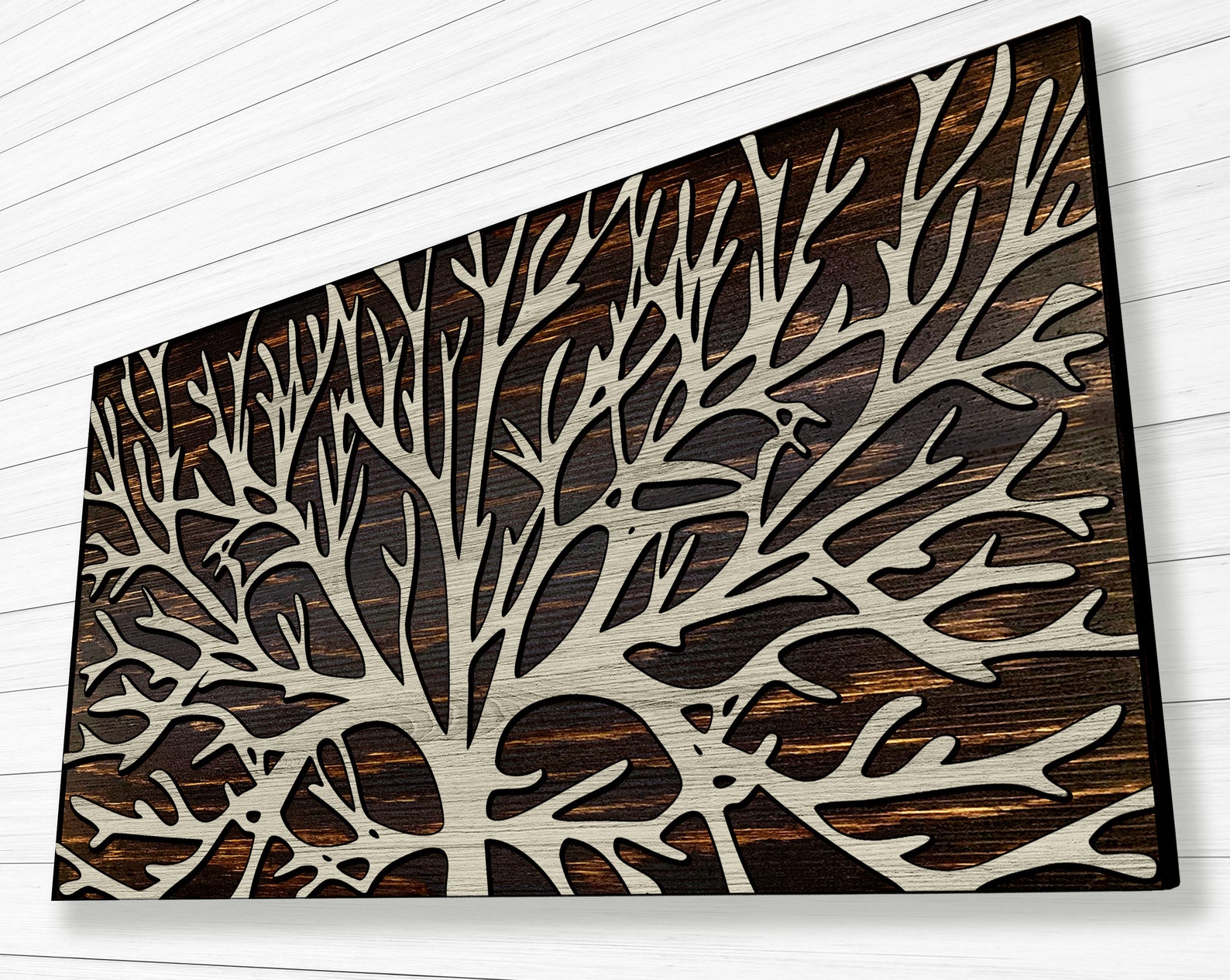 Wood Wall Art Abstract Tree Nature Art Branch Art - Etsy