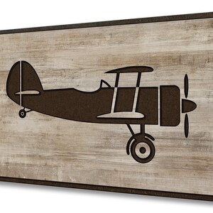 Kid's Room Decor, Airplane Art, Airplane Sign, Custom Kids Name Sign ...