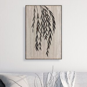 Willow Tree Wood Wall Art Wall decor for you house Carved | Etsy