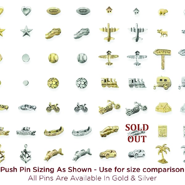 Push Pin Map - Etsy