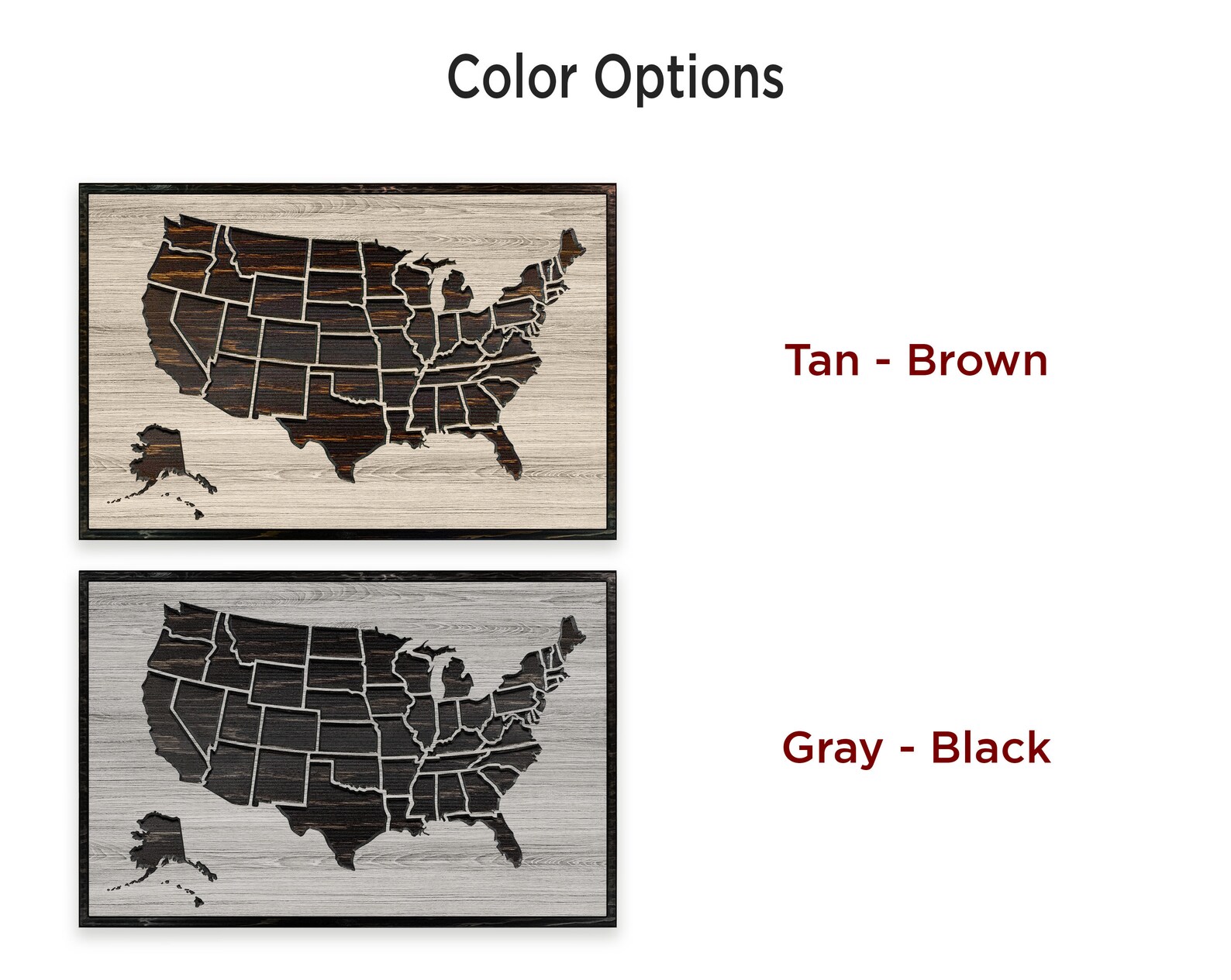 Map to Mark Travels, Map With Push Pins, US Map, Map of United States ...