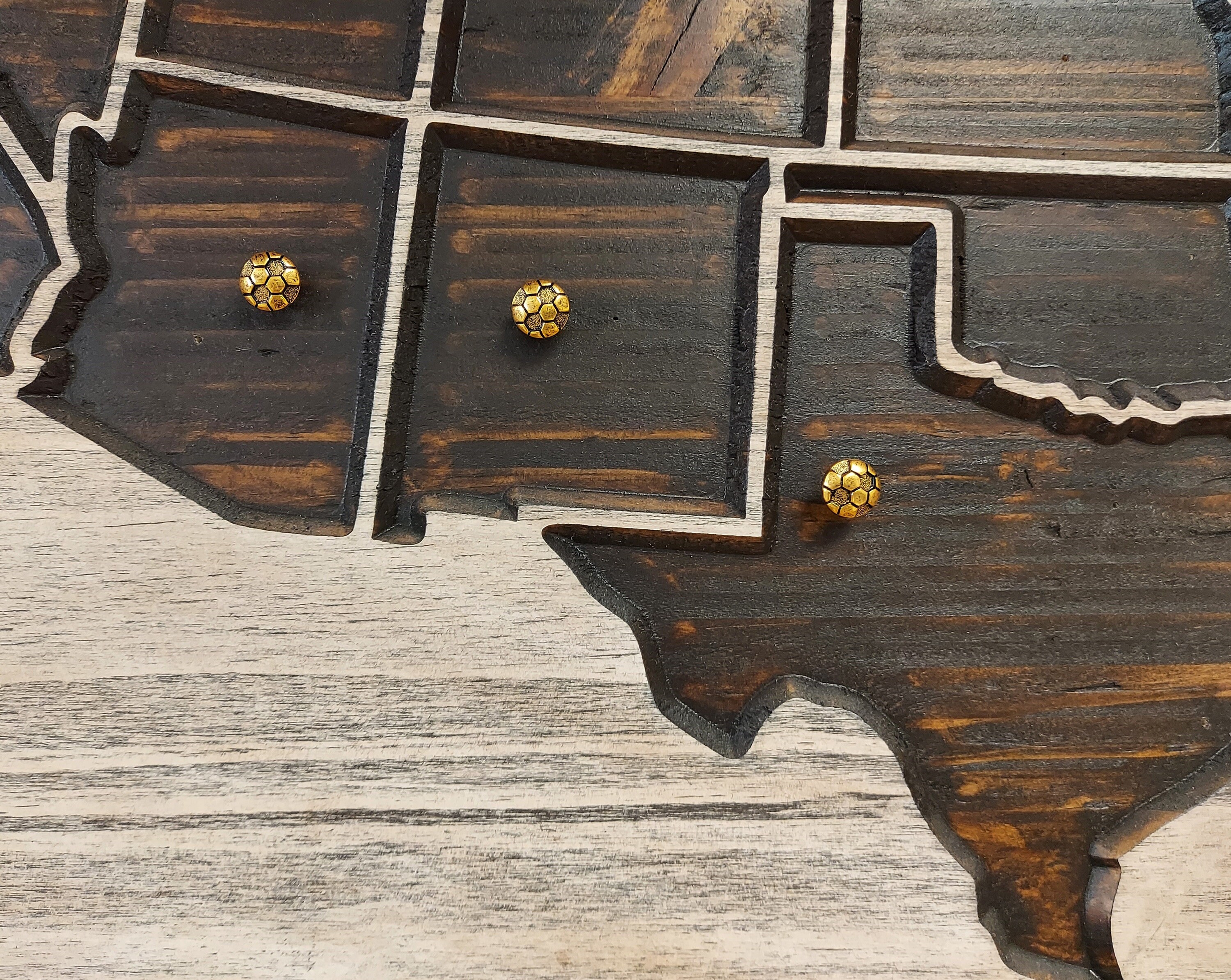 Antique Gold & Silver Soccer Push Pins Unique Nickel Sports - Etsy