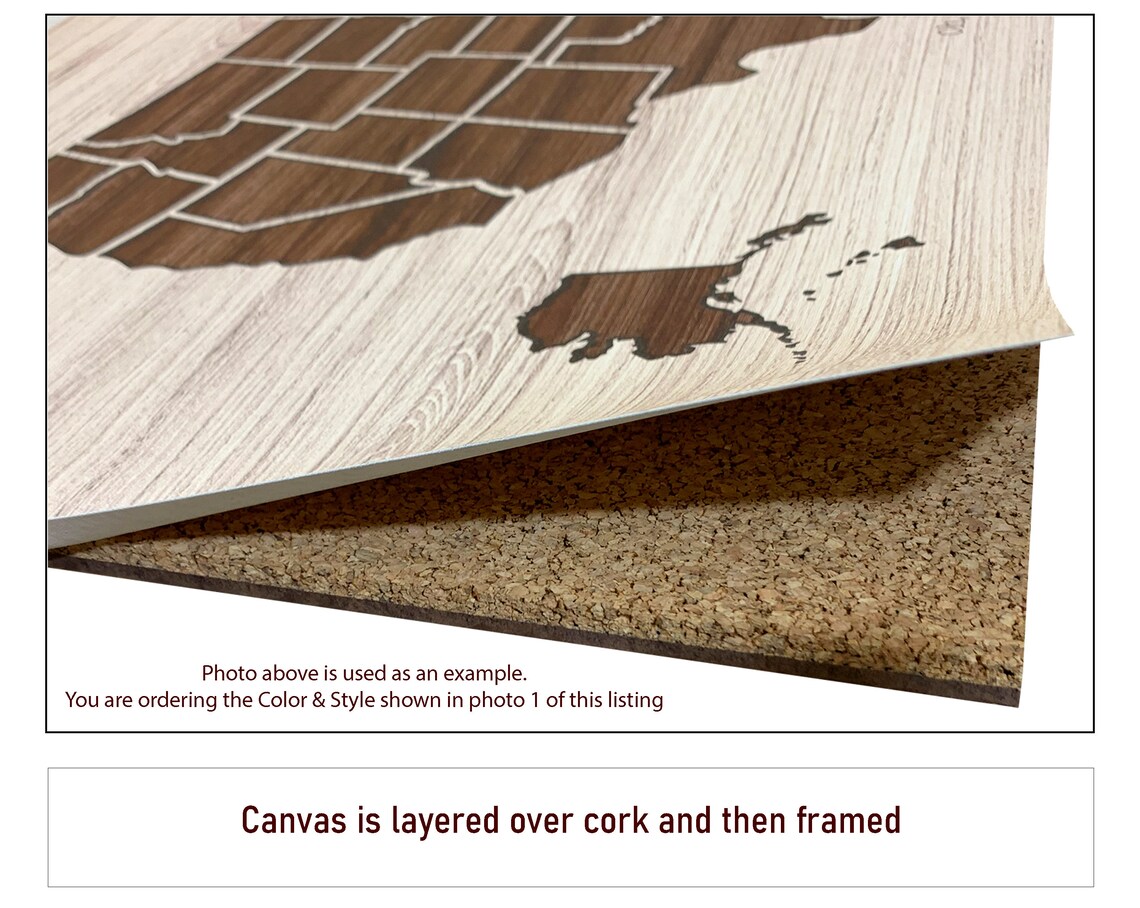 Golf Course Bucket List Push Pin US Map Mark Locations | Etsy