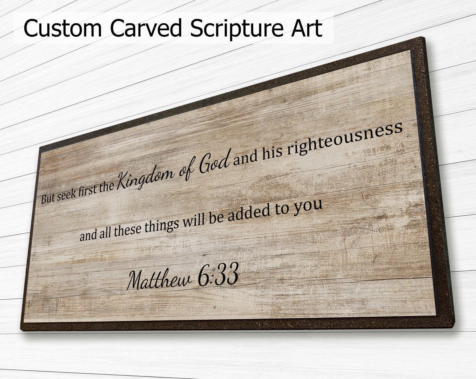 Religous Wall Art Custom Wood Scripture Sign Custom Bible - Etsy