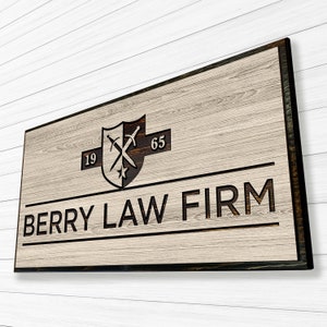 Sign for Office, Front Desk Sign, Business Sign, Lobby Sign, Company ...