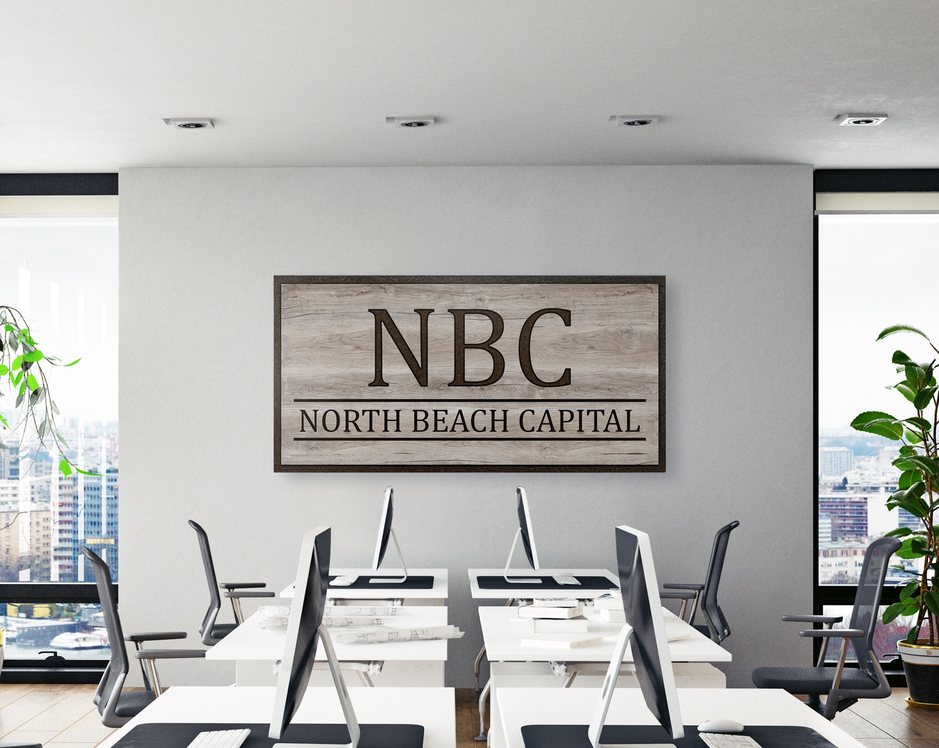 Business Sign Custom Company Logo Office Sign Lobby Art | Etsy