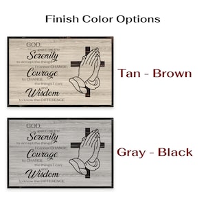 Carved Wood Scripture Sign - Religous Wall Art - Praying Hands With ...