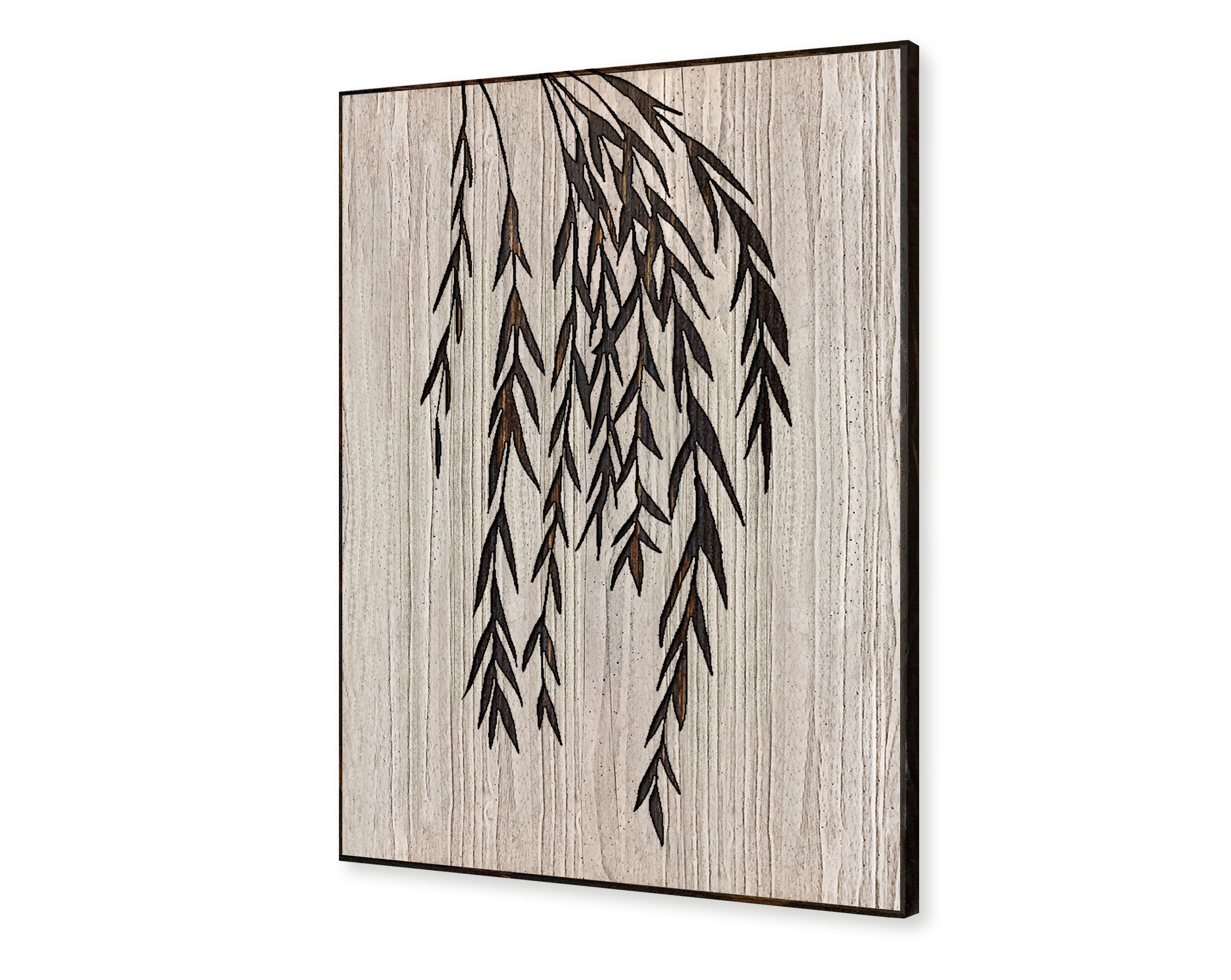 Willow Tree Wood Wall Art Wall decor for you house Carved | Etsy