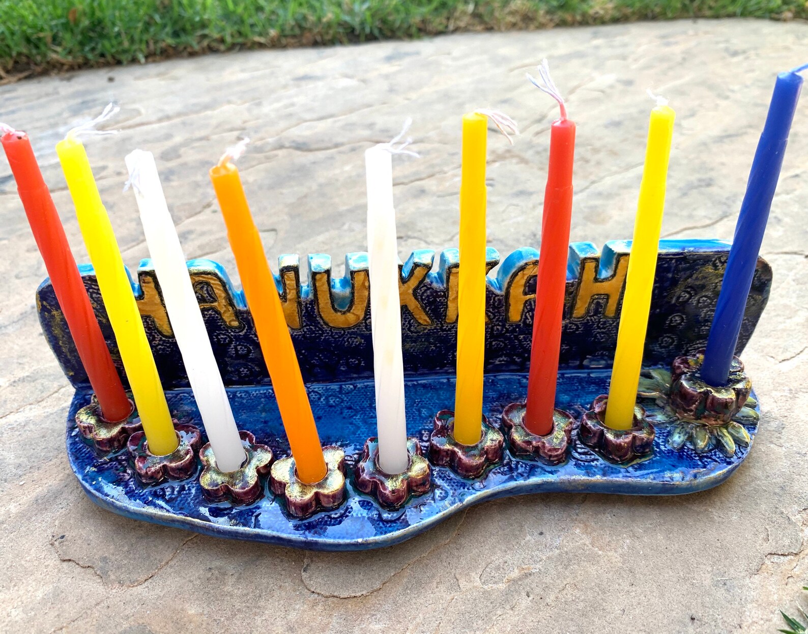 Menorah / Janucá Menorá / Hanukkah Menorá / Menorá Moderna / Menorá ...