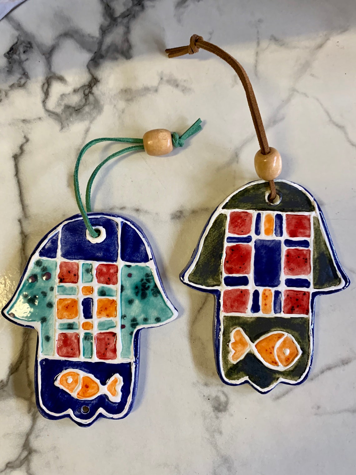 Ceramic Birds Jewish Gifts Judaica Bird Figurines | Etsy