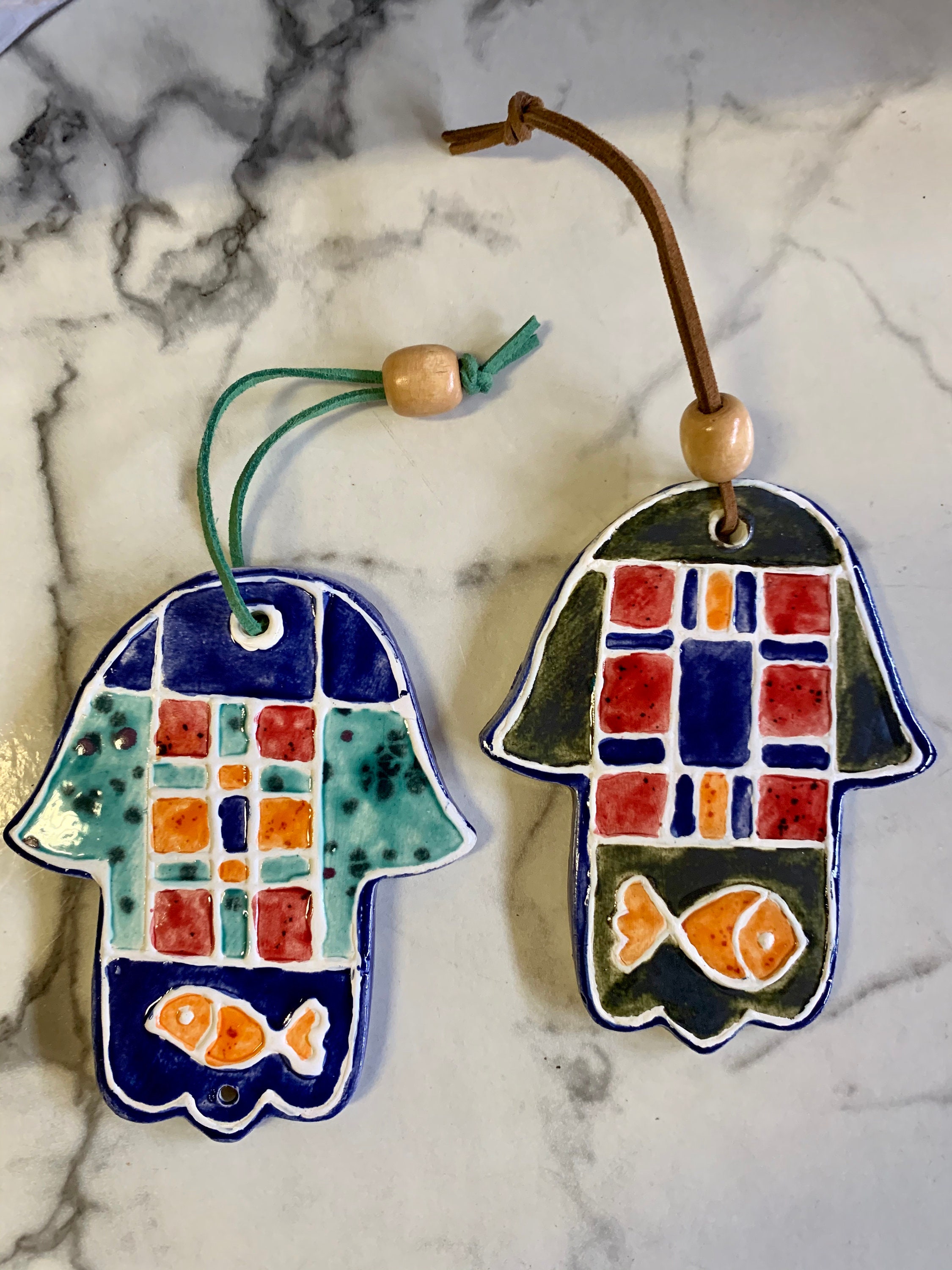 Ceramic Birds Jewish Gifts Judaica Bird Figurines Pottery Birds Jewish ...