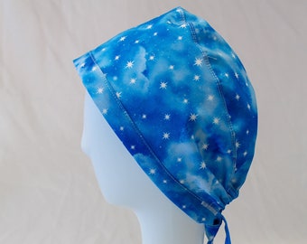 Rainbow Stars Galaxy Print Surgical Scrub Cap Dentist Chemo | Etsy