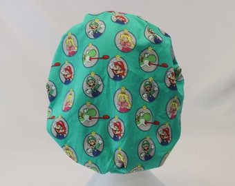 Mario Bros Scrub Cap Mario Bros Surgical Cap Mario Bros - Etsy