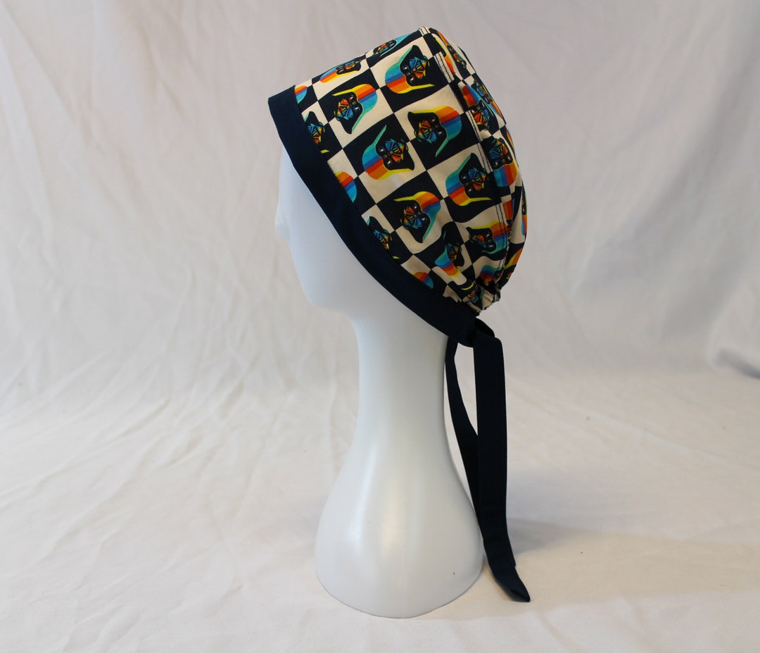 Technicolor Vader Surgical Scrub Cap Dentist Vet Chemo Hat - Etsy