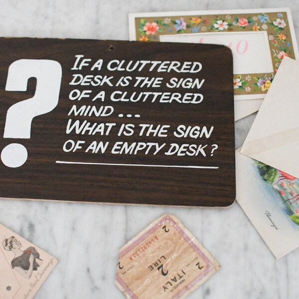 Cluttered Desk - Etsy