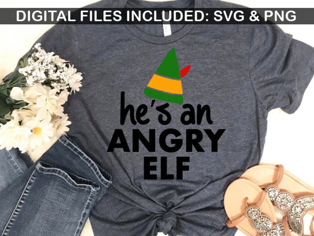 Angry Elf SVG Ugly Christmas Sweater Svg Merry Christmas Svg Buddy the ...