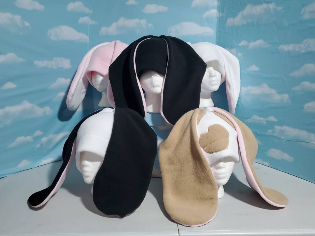 Bunny Rabbit Ear Fleece Hat - Etsy