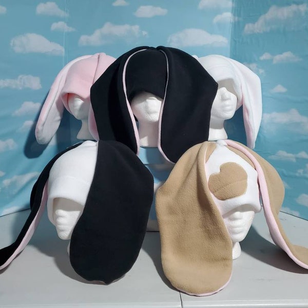 Bunny Fleece Hat - Etsy