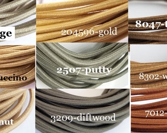 US Seller 1.5mm 2mm & 2.5mm MULTICOLORED Elastic Cord Fancy Patterns ...