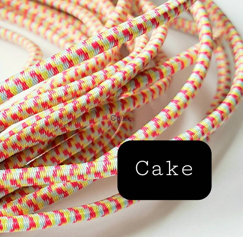 US Seller Japanese Elastic Cord 2.5mm Fancy Patterned - Etsy