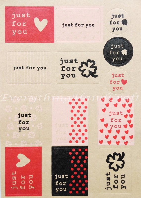 Stickers Label bomboniere Kraft Favour Party Packaging Lolly | Etsy