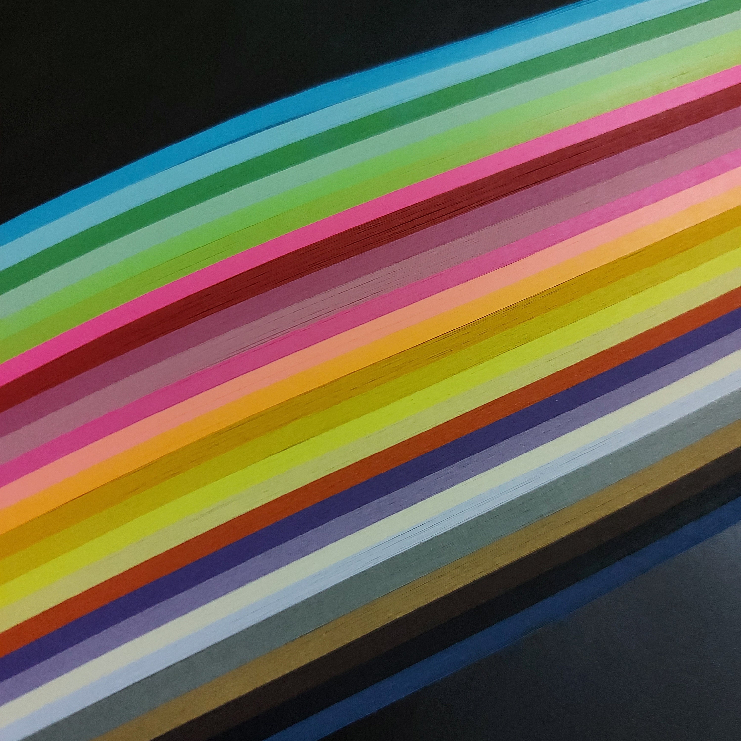 520 Stripes Rainbow Origami Star Paper Bulk / Folding Paper | Etsy