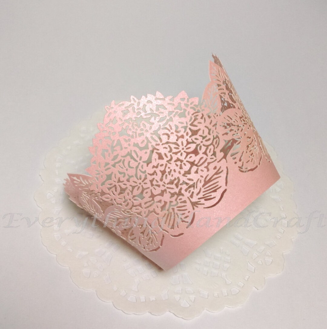 Pink Lace Floral Pearl Cupcake Wrappers | Cupcake Liner | Cake Wraps ...