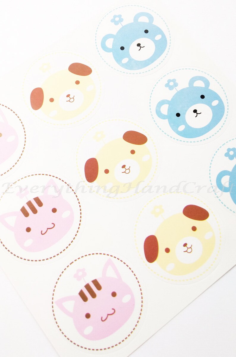 Stickers Label Bomboniere Kraft Favor Bag Party Packaging - Etsy