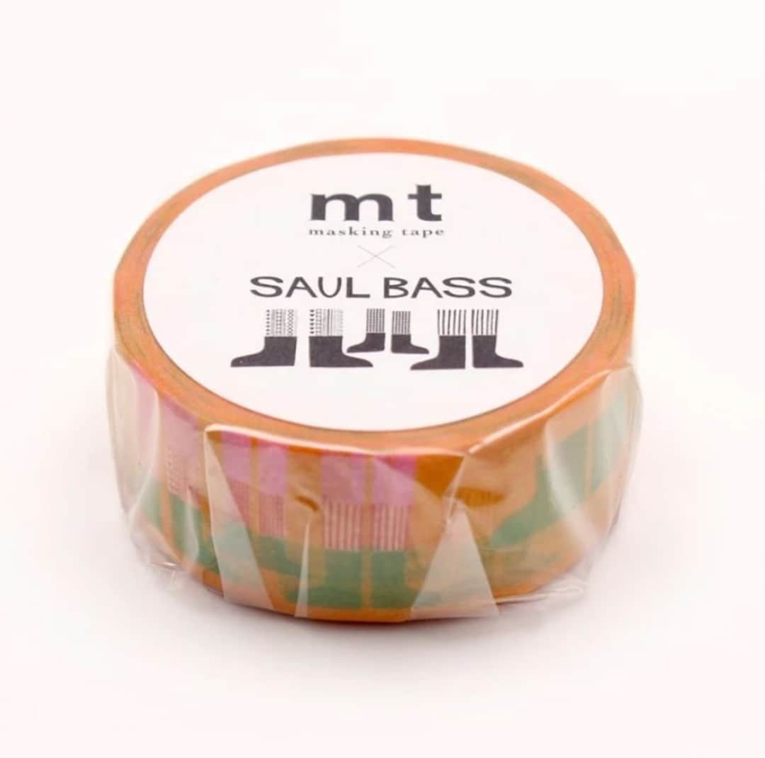 Wide Saul Bass Orange MT Washi Tape MT Masking Tape Decorative Tape ...