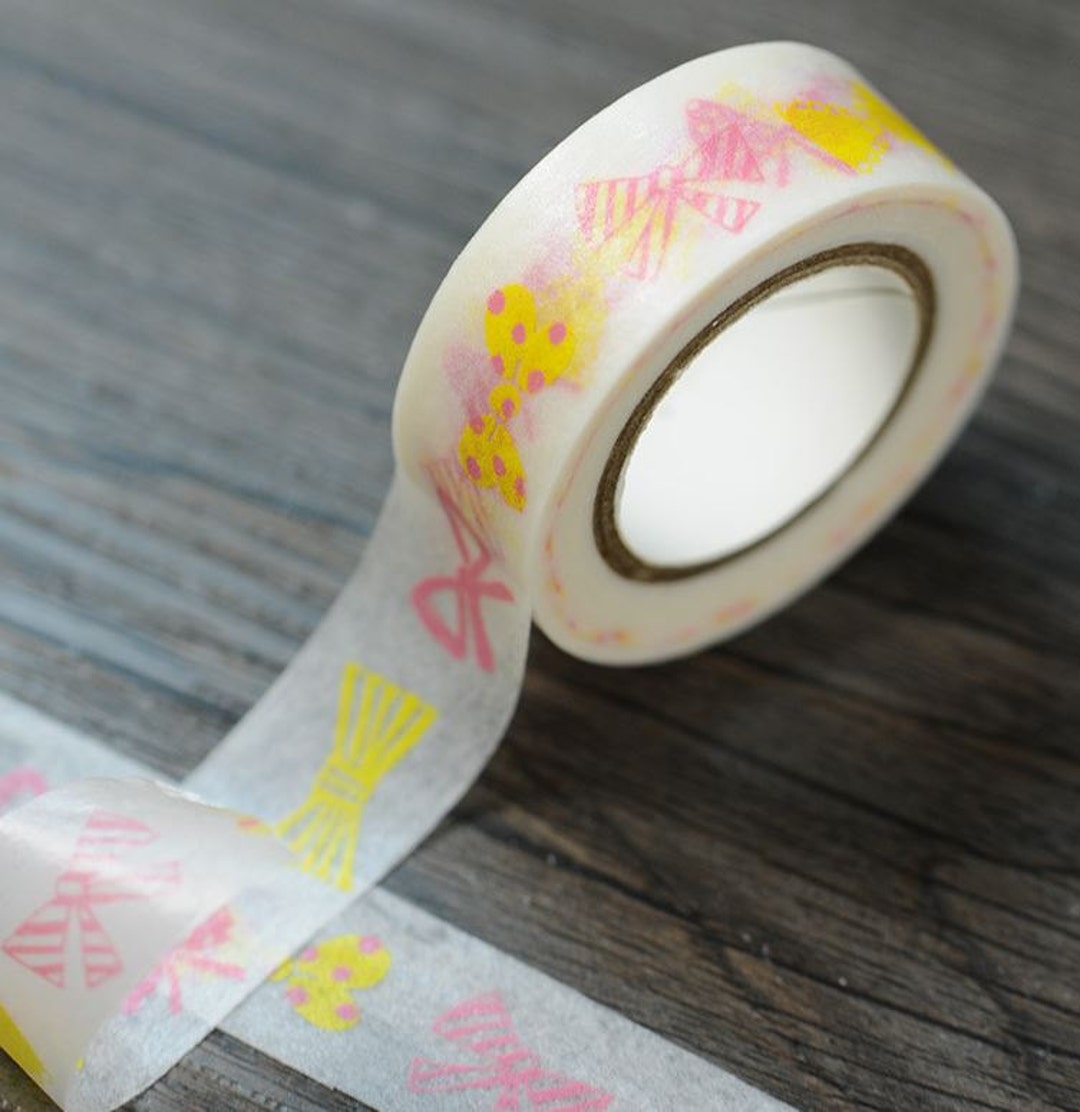 Pastel Ribbon Washi Tape / Ribbon Decorative Tape / Ribbon Masking Tape ...