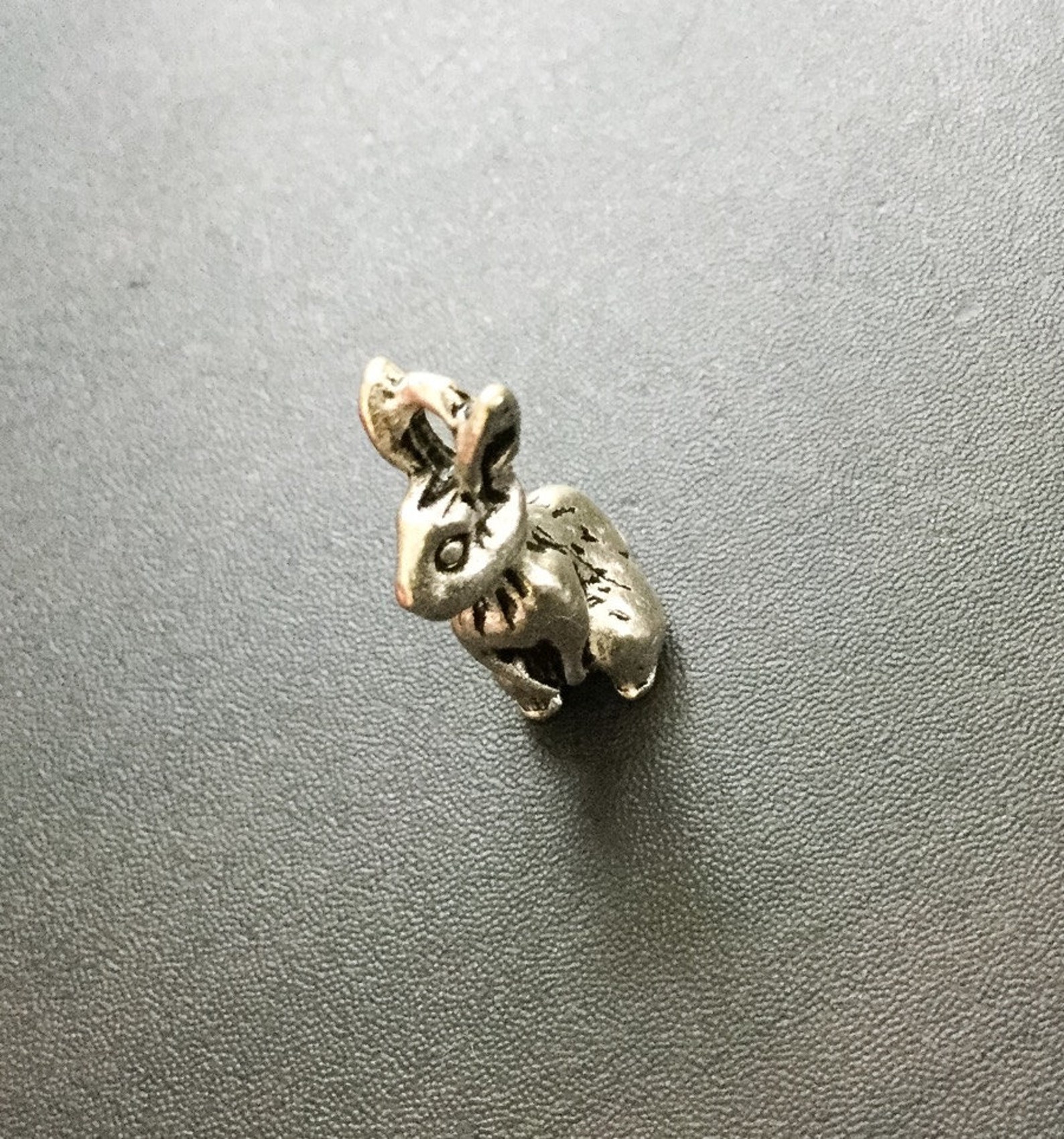 Rabbit Jewelry Charm | Antique Silver Charms | Jewelry Making Supplies ...
