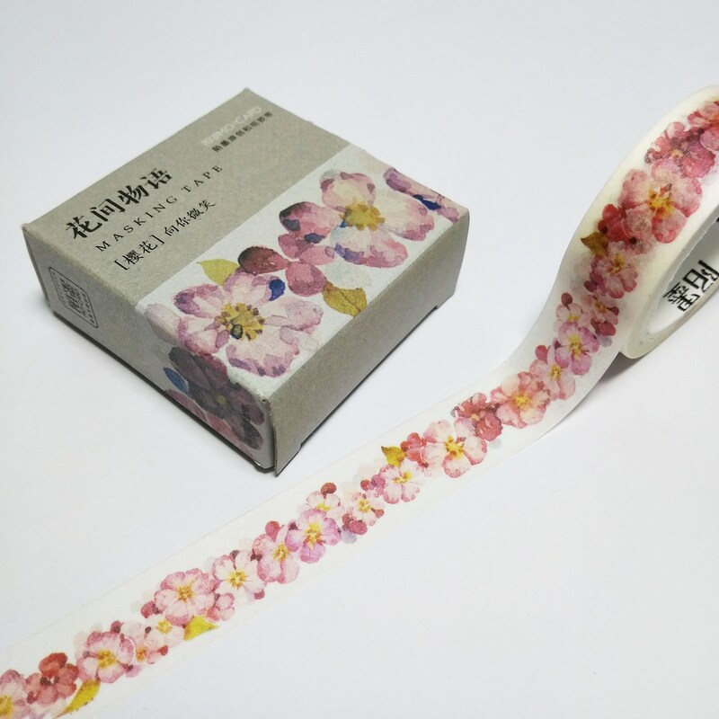 Flower Washi Tape - Etsy