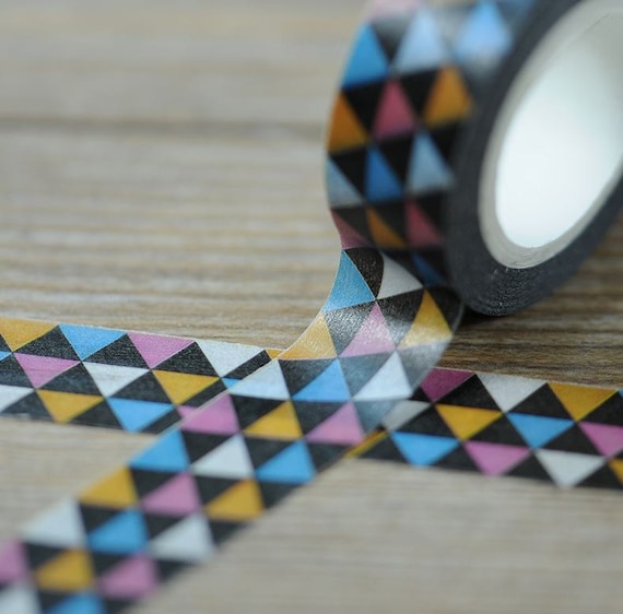 Triangle Washi Tape / Triangle Decorative Tape / Triangle - Etsy