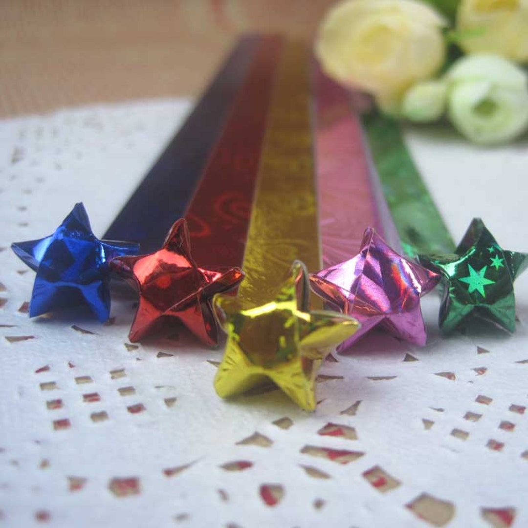 Origami Star Folding Star / Lucky Star Assorted / Favour Strips Colors ...