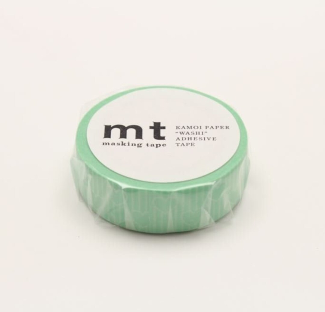 Mint White Stripes Heart MT Washi Tape MT Masking Tape Decorative Tape ...