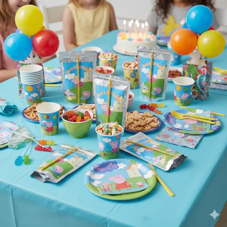 Peppa Pig Snack Label Bundle – Printable Party Treat Decor - Etsy