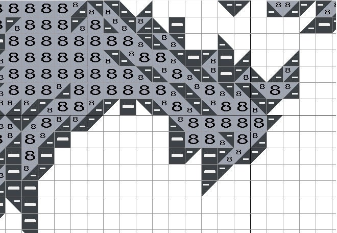 PATTERN ONLY Game of Thrones House Stark Banner Cross Stitch PDF - Etsy