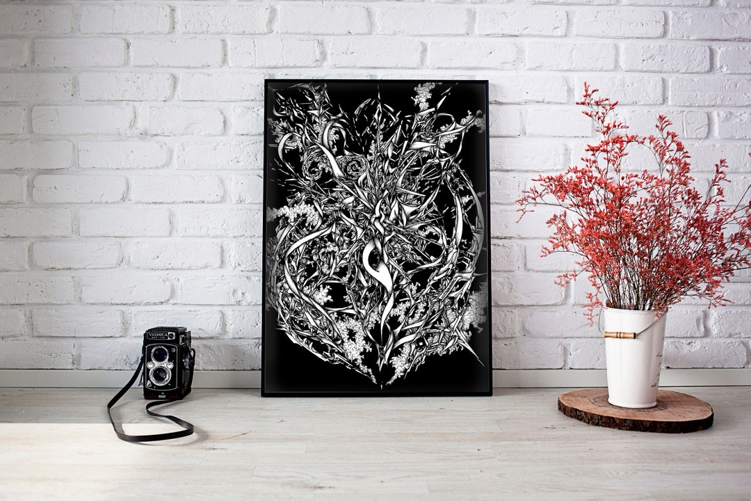Entropy A3 Ink Drawing. Original Art, Pen and Ink Art, Fine Art Print ...
