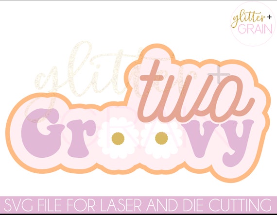 Two groovy svg | Groovy svg | boho svg | retro style svg | 70’s style ...