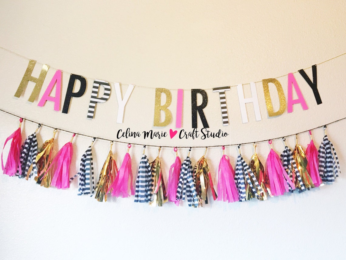 Birthday Banner Birthday Banner Banner Birthday Party - Etsy