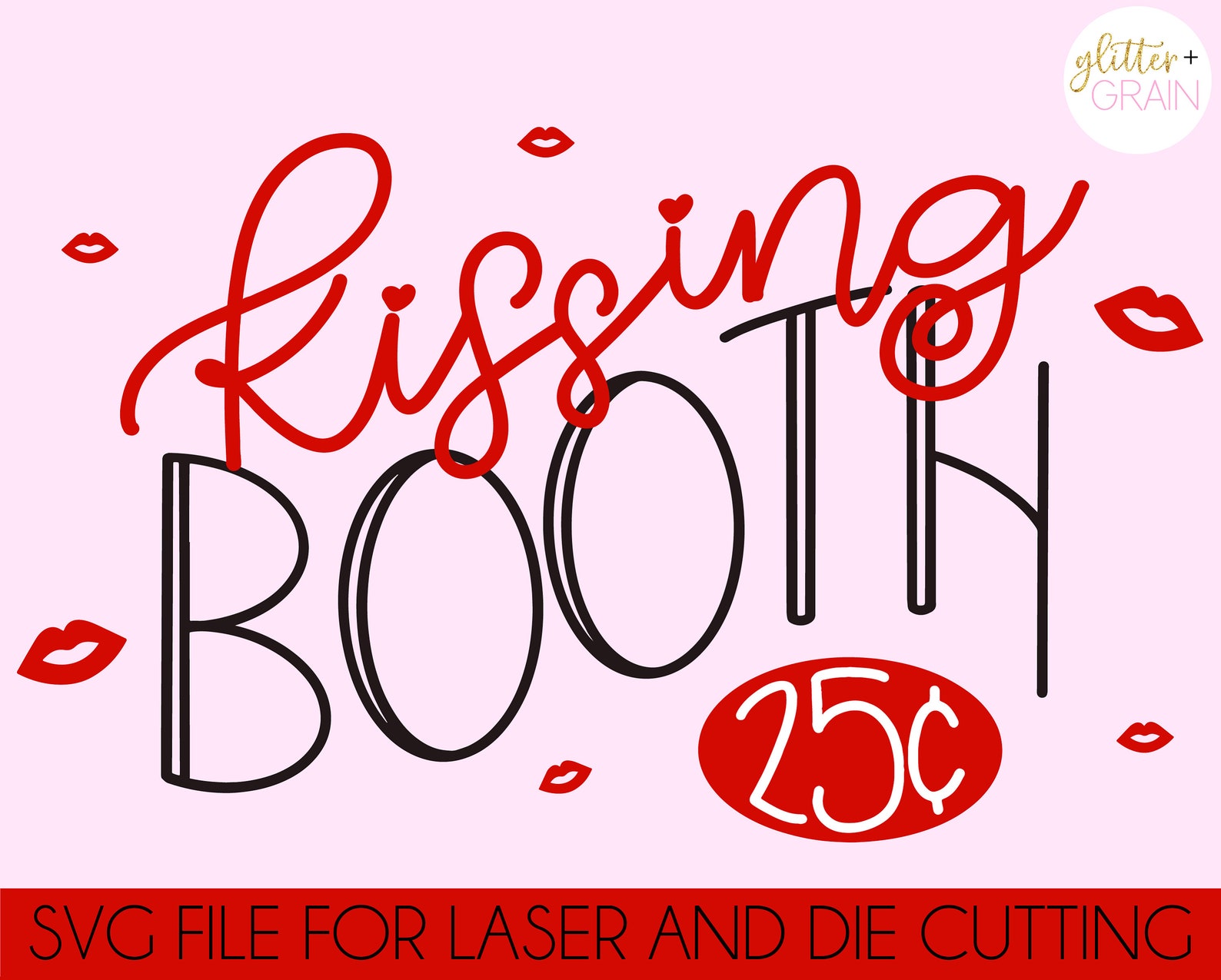 Kissing Booth SVG Kissing Booth Laser Cut File Kissing - Etsy Canada