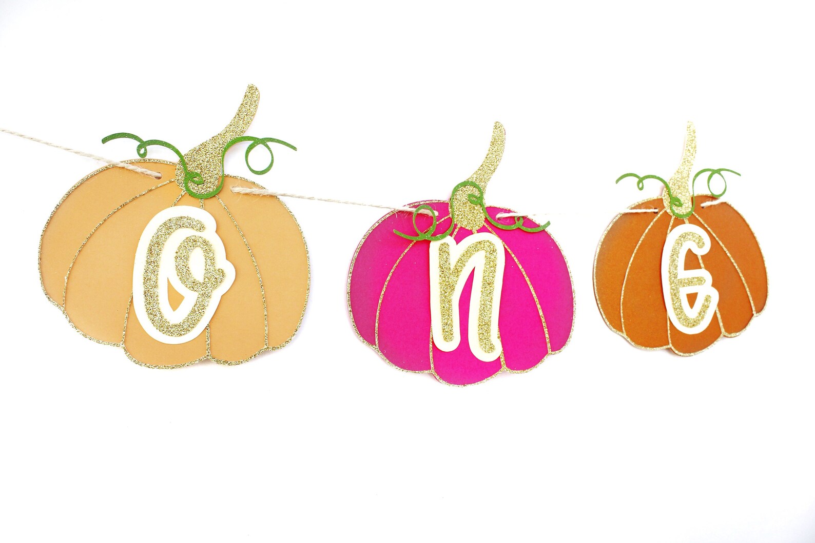 ONE Little Pumpkin High Chair Banner First Birthday Banner - Etsy