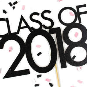 Graduation Cake & Cupcake Topper Set Class of 2018 Cake and - Etsy