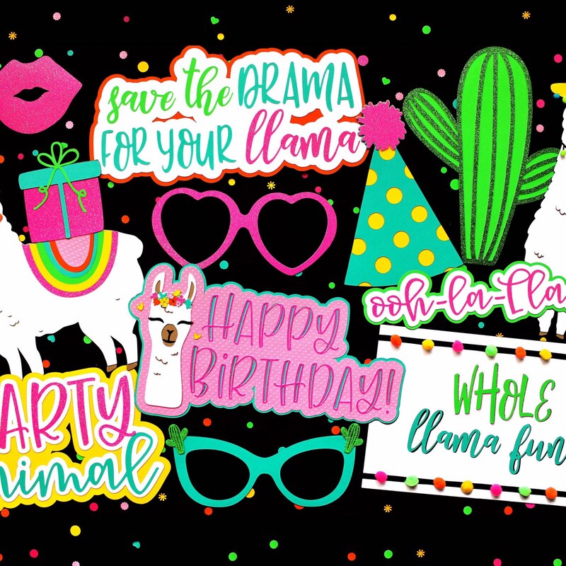 Llama First Birthday - Etsy