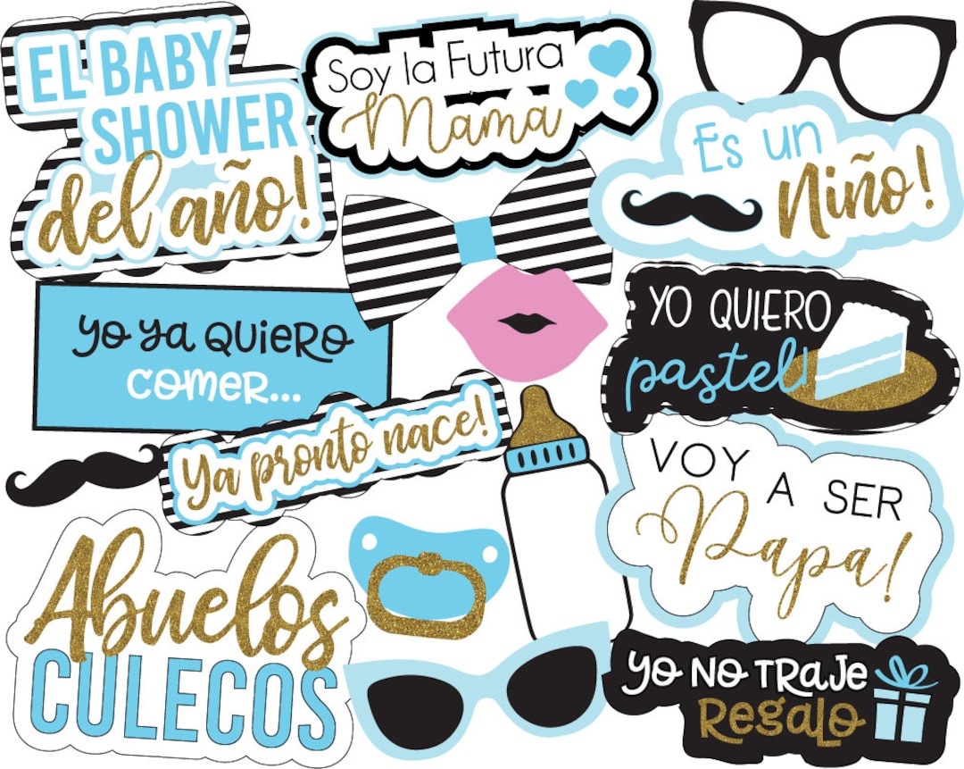 UNEDITABLE Descarga Instantánea Español Baby Shower Photo - Etsy México
