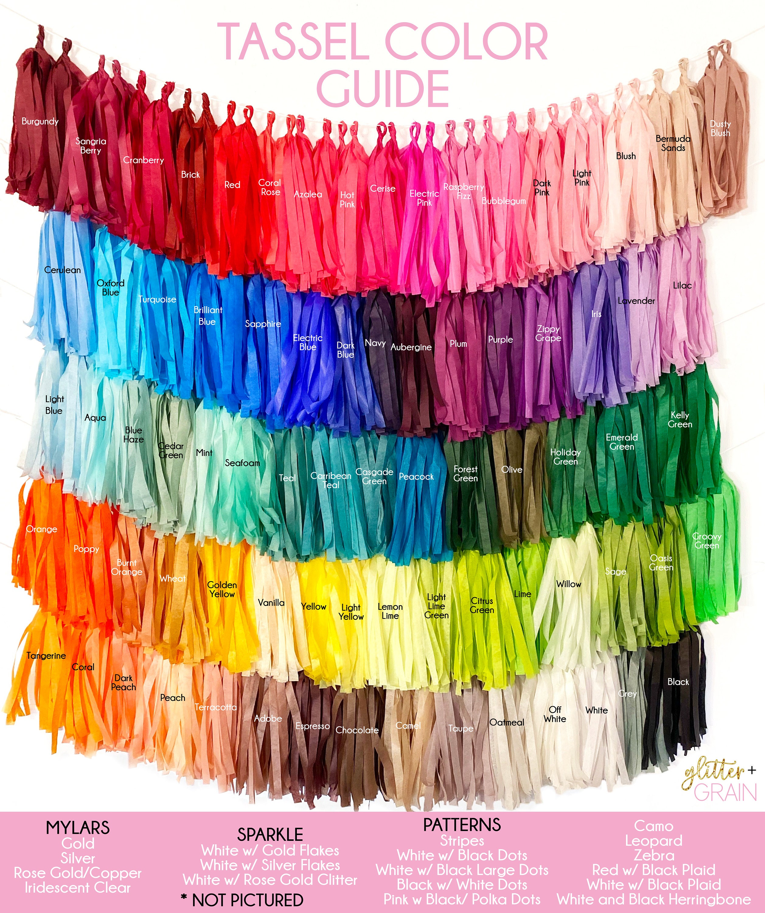 Tassel Garland Tassel Banner Rainbow Tassel Garland - Etsy